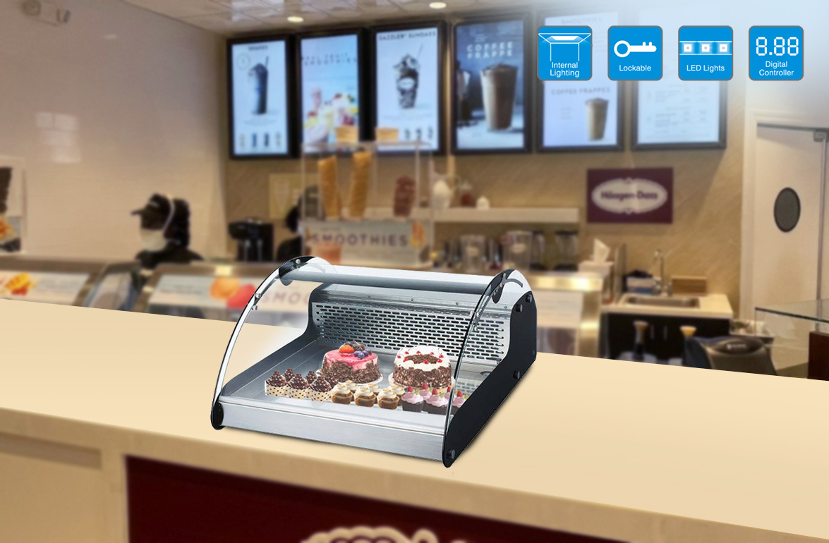 Commercial Bakery Countertop Refrigerated Pastry And Dessert Food ...