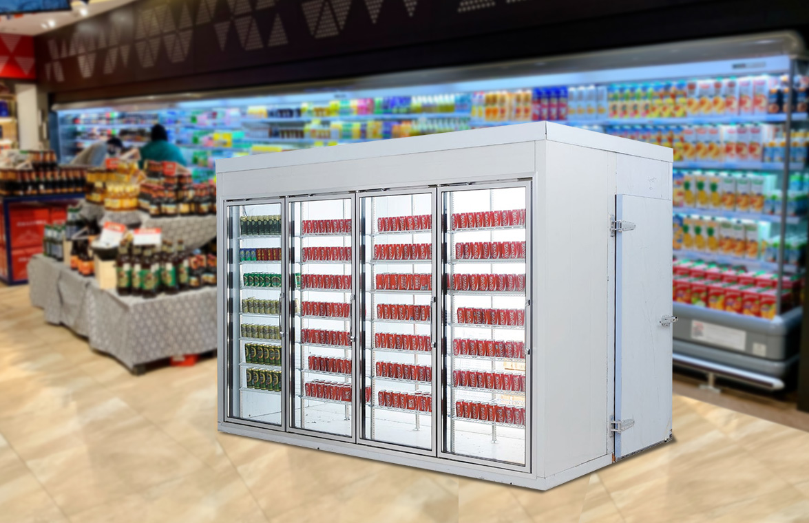 Supermarket Display Fridge & Storage Freezer Remote Type Display Fridge ...